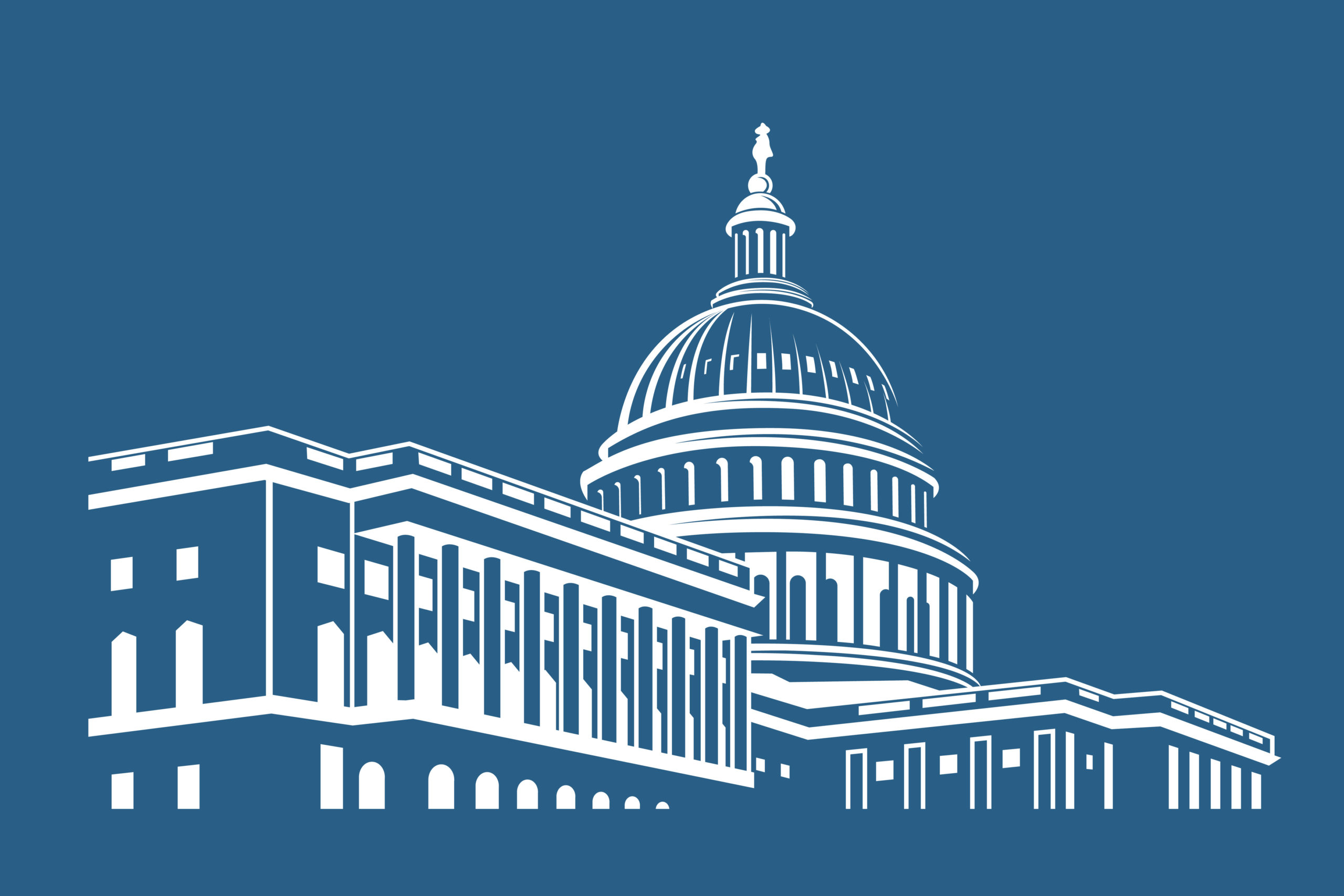 United States Capitol building icon in Washington DC - TechVision21